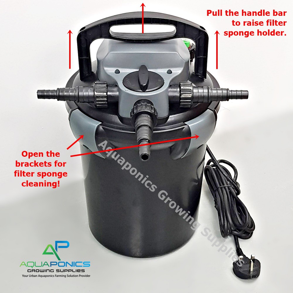 Outdoor Pond Filter Jebao CBF-4000/6000/8000/12000/15000 UV Light ...