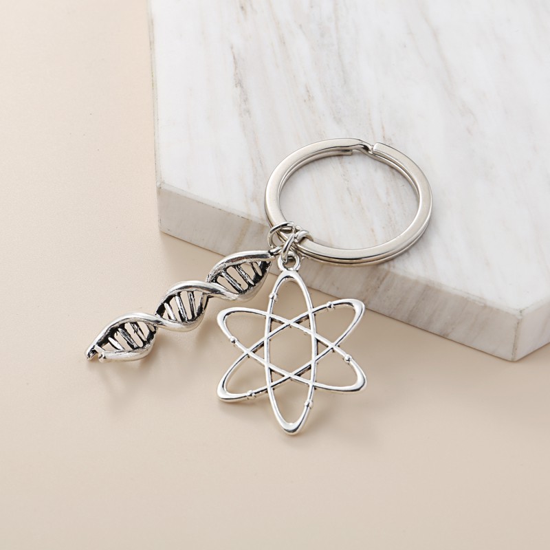 Laboratory Keychain Study Key Ring Chemical Molecules Geometry Atom ...