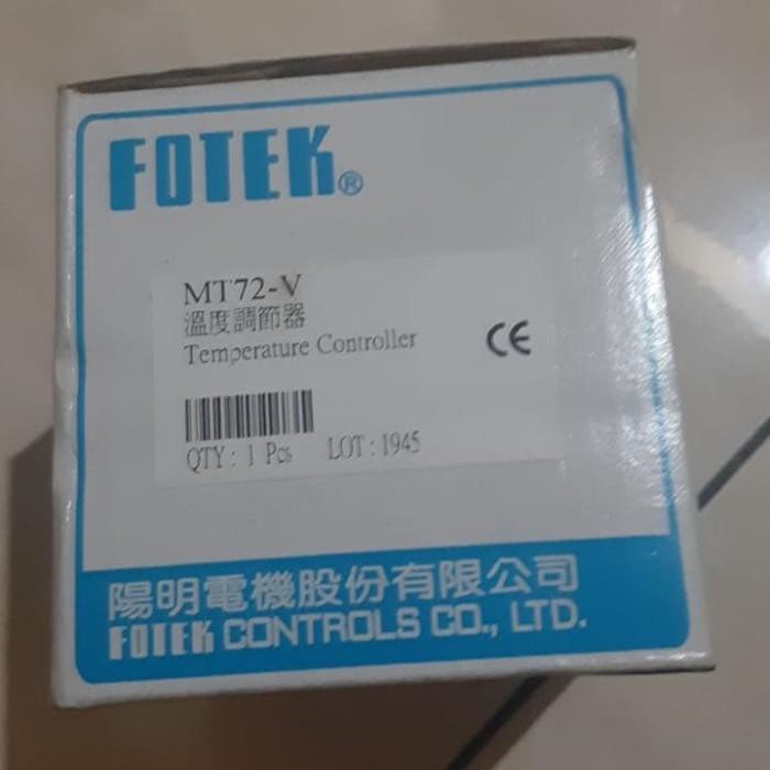 Temperature CONTROLLER FOTEX MT72-V/MT72-V FOTEX | Shopee Malaysia