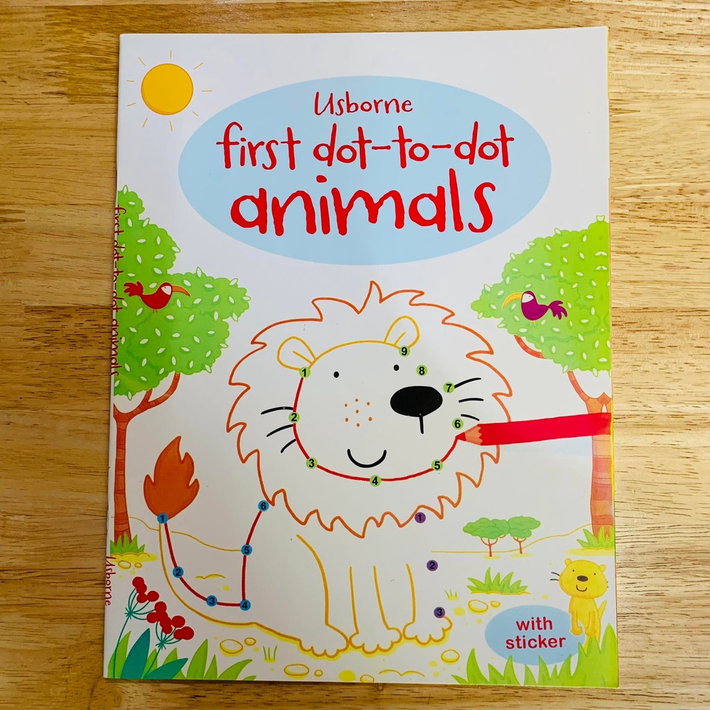 (New) First Dot to Dot Activity Books with Stickers | Shopee Malaysia