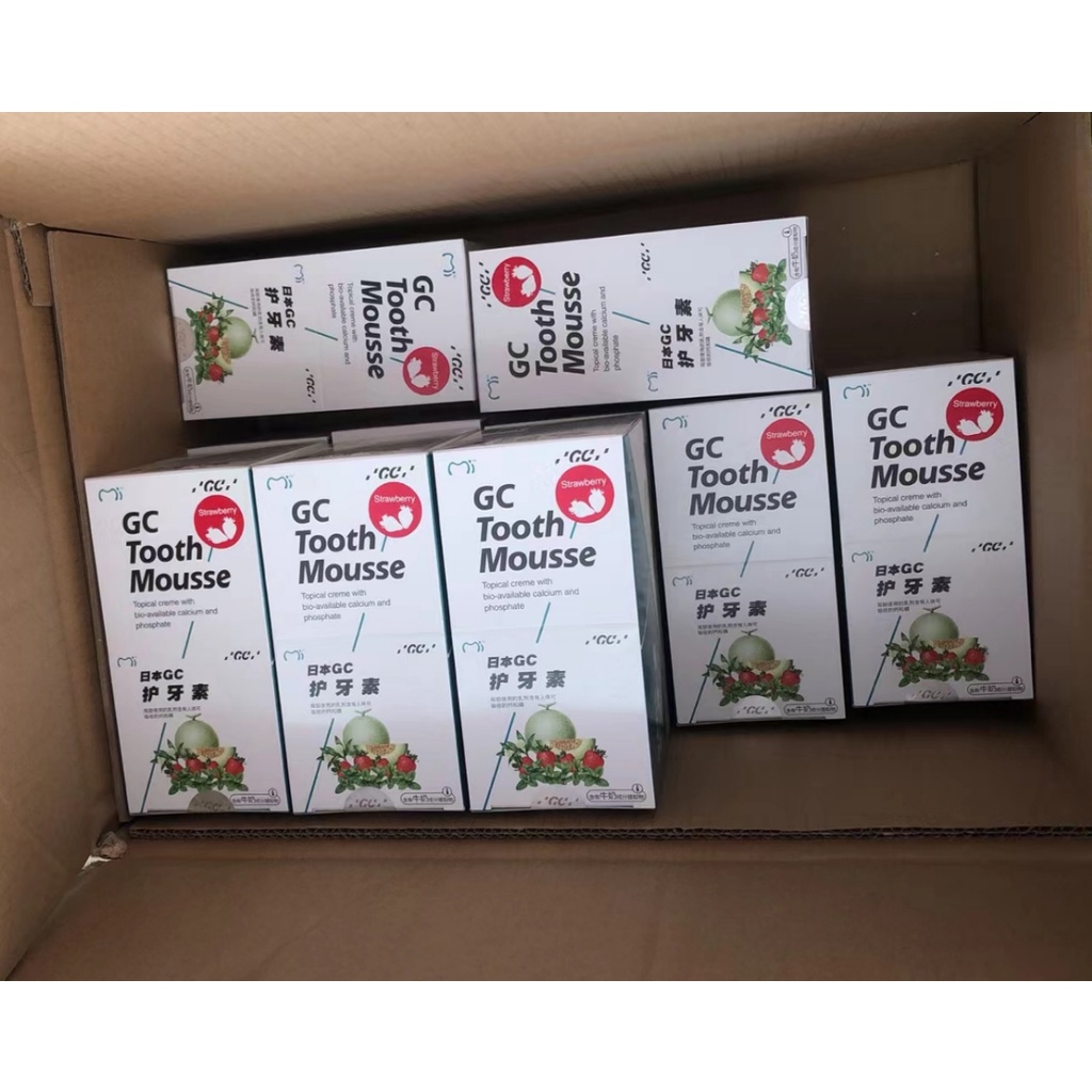 GC Tooth Mousse Topical creme with bio-available calcium and phosphate ...