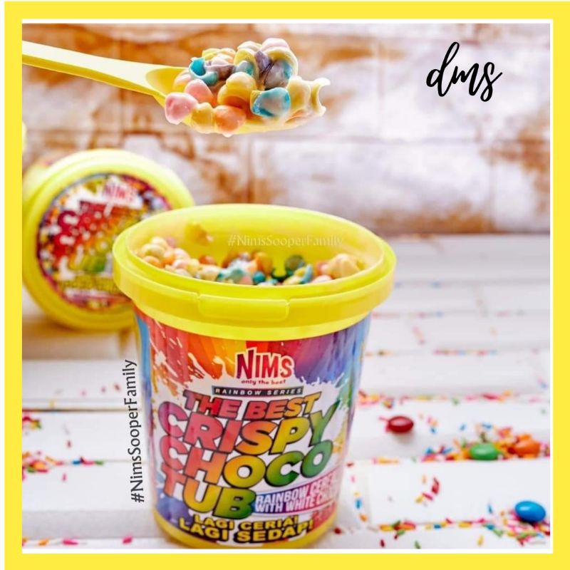 NEW 🔥 NIMS Rainbow Coco Crunch With White Chocolate 🔥 | Shopee Malaysia