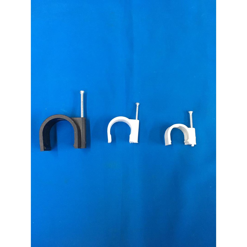 PVC Cable Clip / Pipe Clips / Klip Kabel / Klip Paip 22mm/26mm/35mm ...