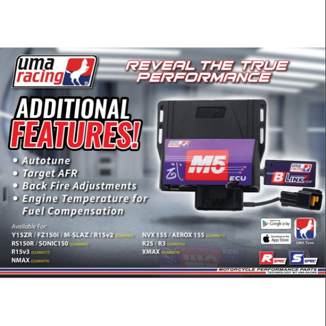 RS150/Y150/FZ150/R15 M5 ECU UMA RACING | Shopee Malaysia