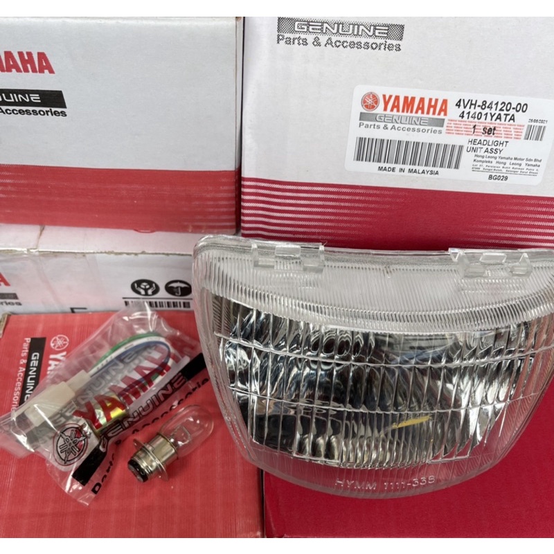 YAMAHA Y110 SS2 HEAD LAMP ASSY SET (INCLUDE BULB , SOCKET) 3N1 ...