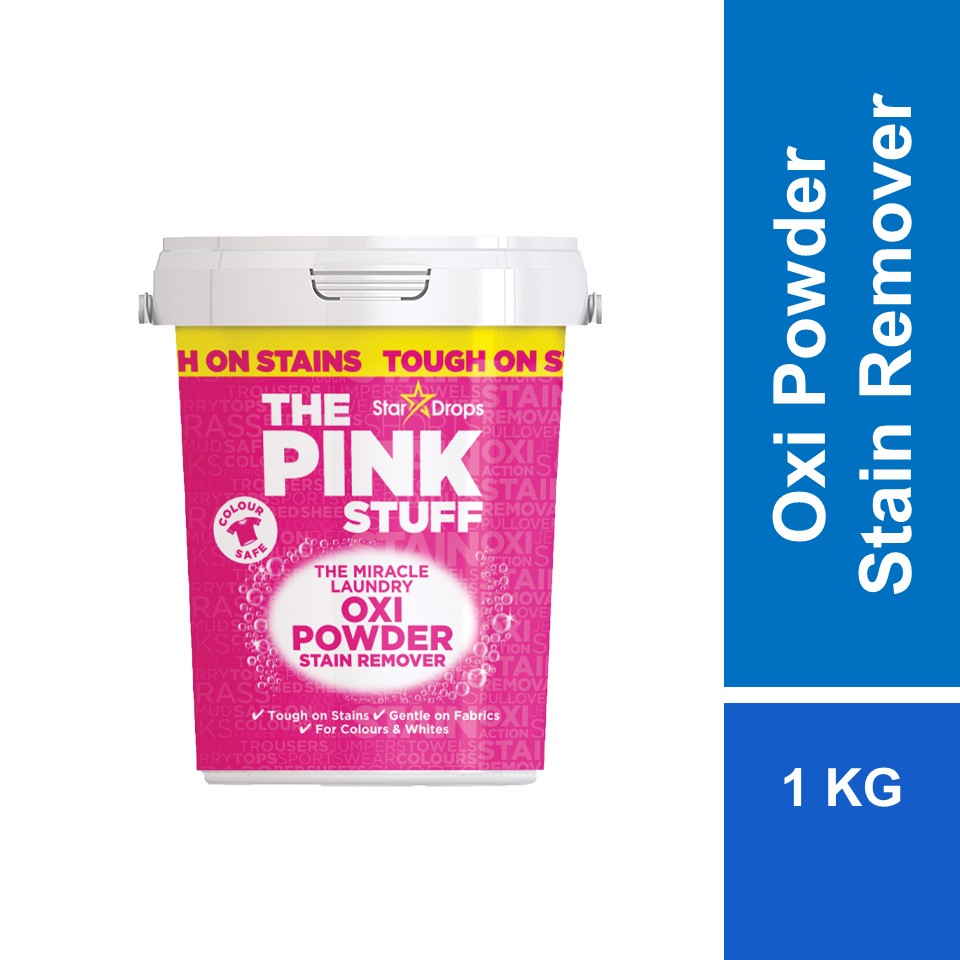 The Pink Stuff The Miracle Laundry OXI Powder Stain Remover for Colours ...