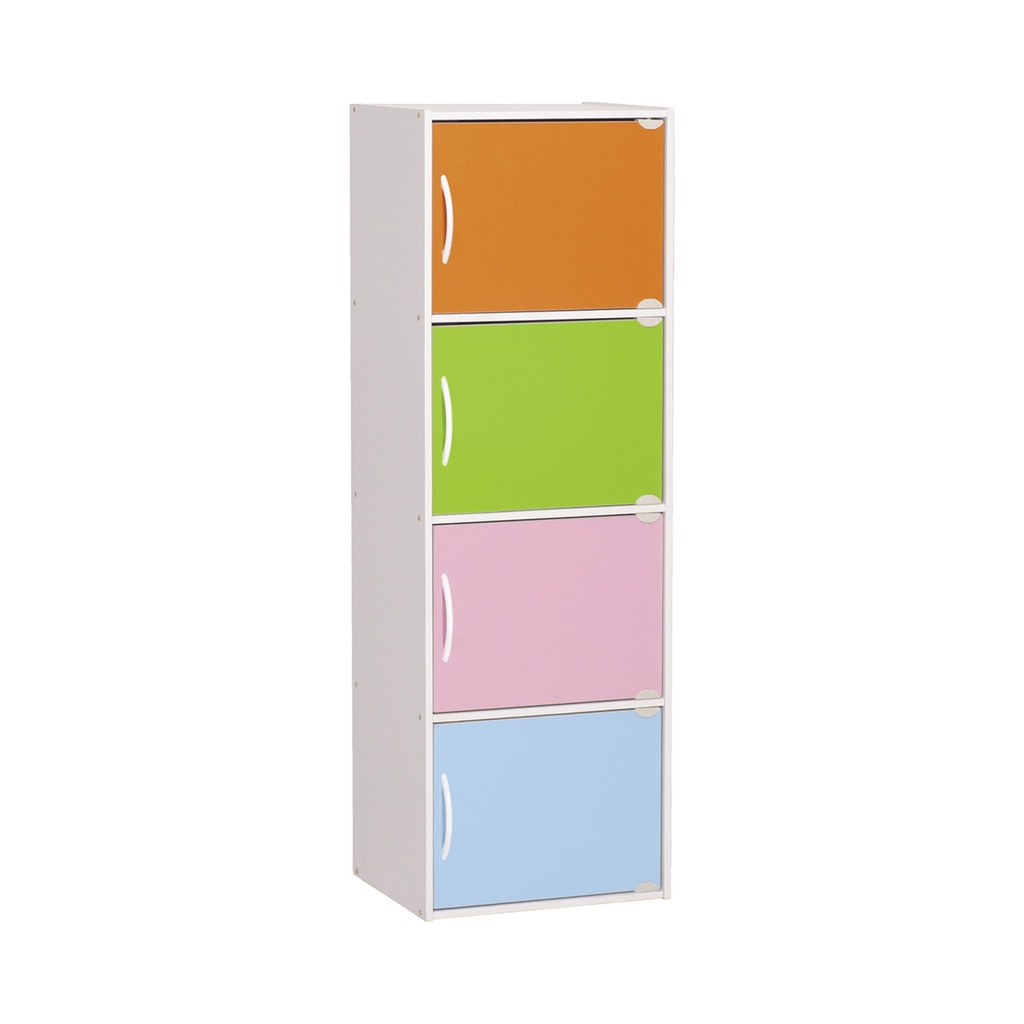 BRAY 3 Door Bookshelf Bookcase File Cabinet Locker Cabinet Storage ...