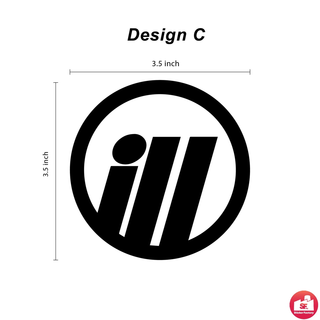 Illest Sticker Cutting/Decal Illest car sticker/Oracal Stiker | Shopee ...