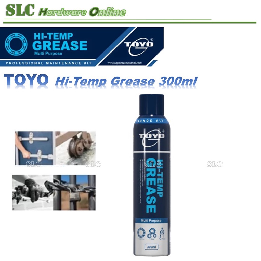 TOYO Hi-Temp Multi Purpose Grease 300ml / Gris Pelbagai Guna Tahan Panas | Shopee Malaysia