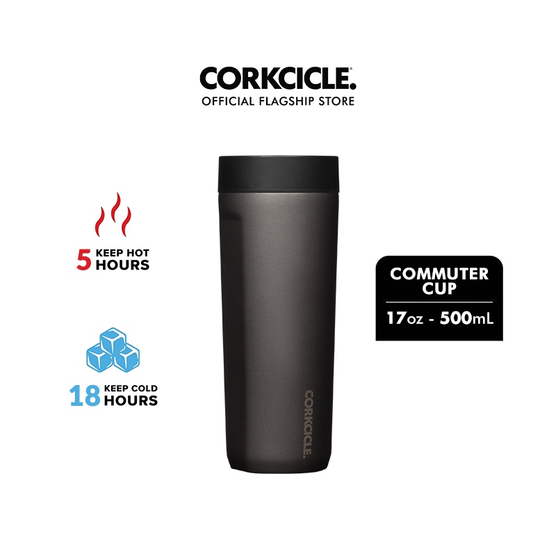 Corkcicle COMMUTER CUP - SPILL-PROOF INSULATED TRAVEL COFFEE MUG - 17oz ...