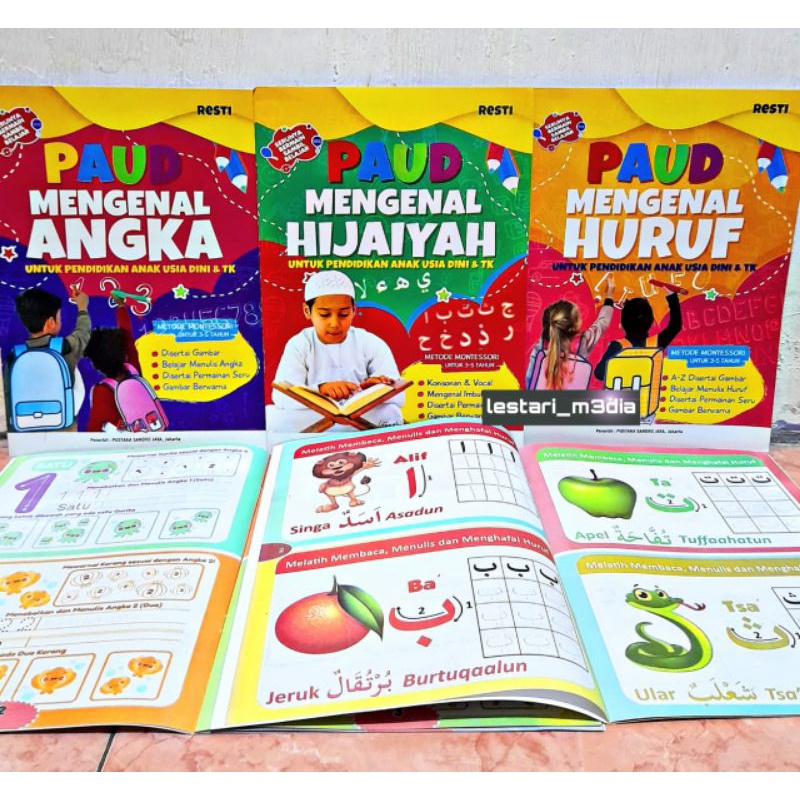 A practical book for learning to write hijaiyah numbers and letters ...