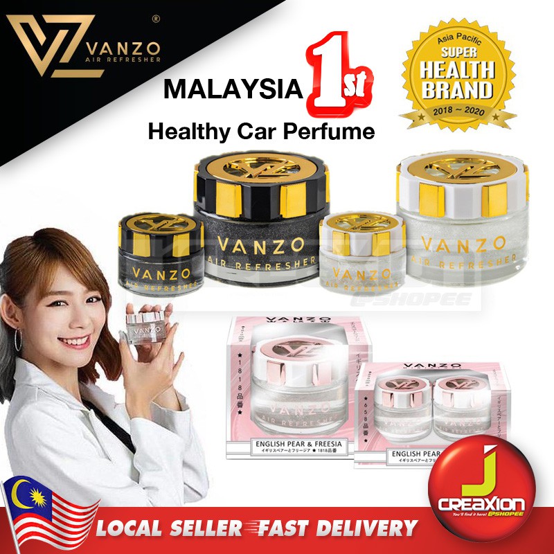 Vanzo Car Air Freshener Car Perfume Refresher - Secret Musk, Velvet ...