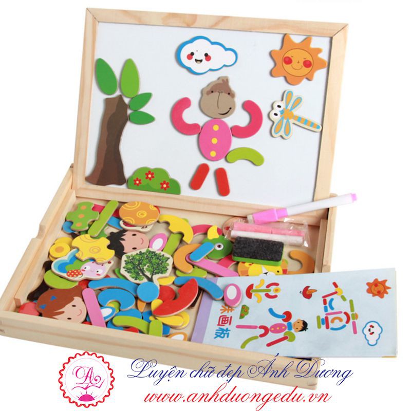 Mmm puzzle magnetic board box (buy 1 get 1 free) | Shopee Malaysia