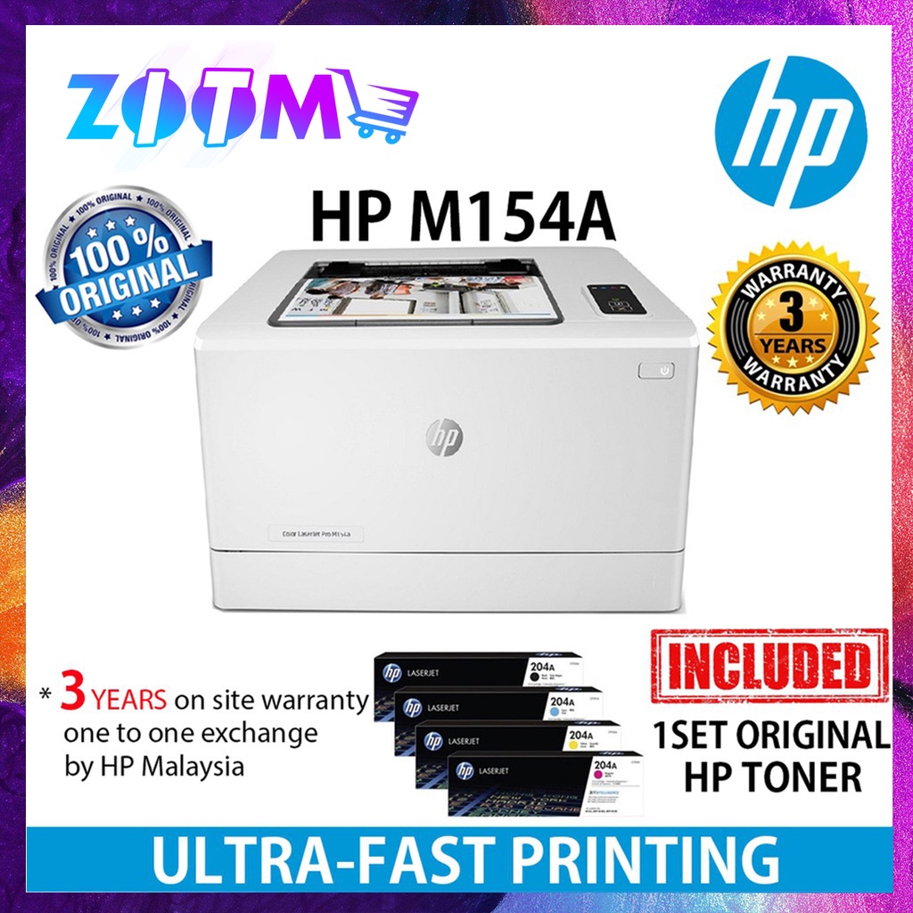 HP COLOR LASER JET PRO M154A | Shopee Malaysia