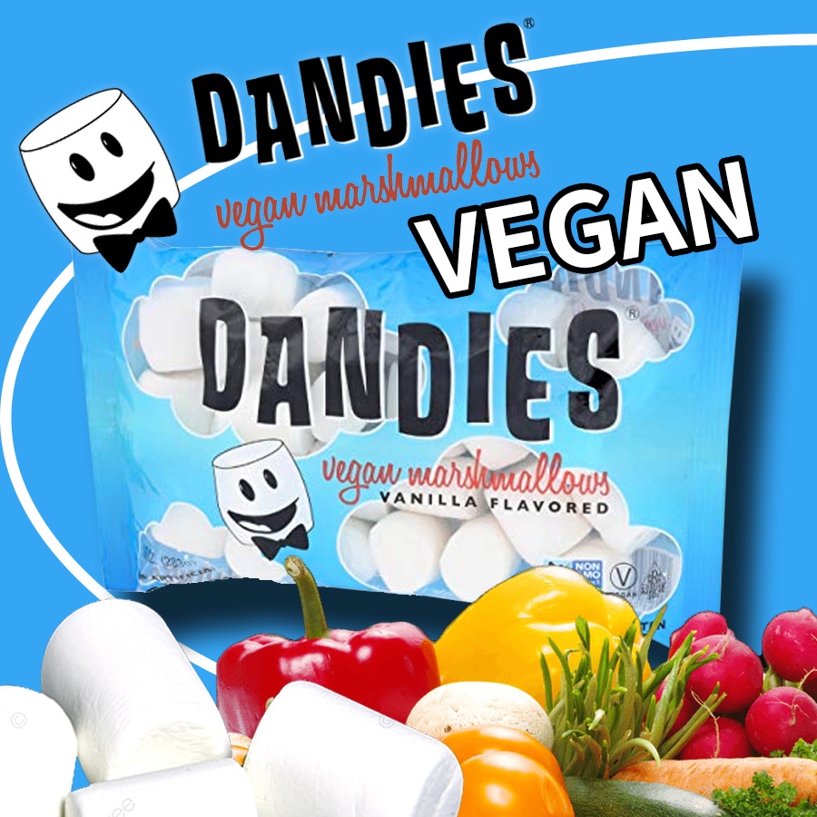 [Dandies] Vegan Marshmallow 283g / Gelatin-Free / Vegetable Snack ...