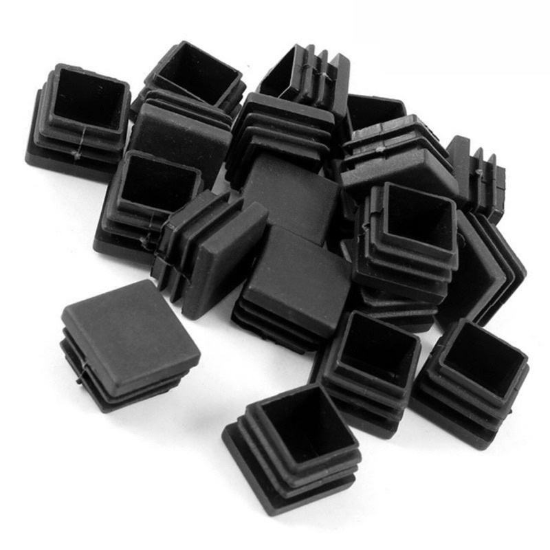 High Quality PE Plastic Square Internal Cap Cover Hollow Steel Cap ...