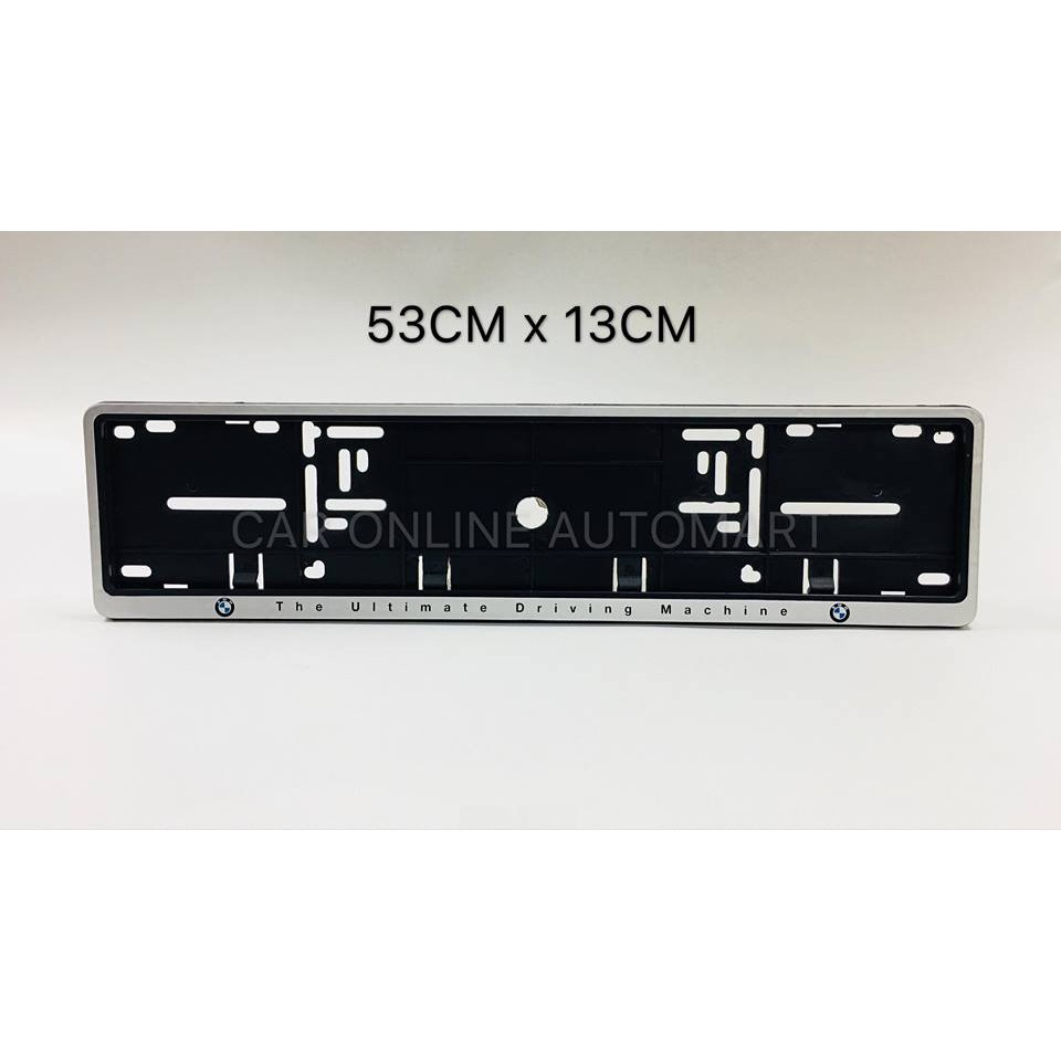 (m5_mall) Car number Plate License Frame Cover with Logo For ~ BMW ...