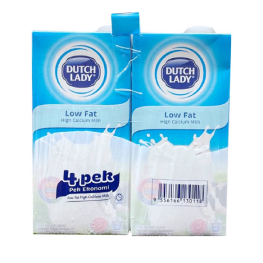 Dutch Lady UHT Milk Pack Of LOW FAT (4x1L) | Shopee Malaysia