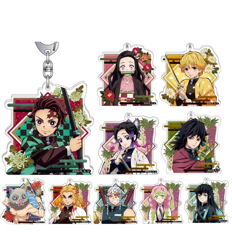 Demon Slayer Key Chain Kimetsu no Yaiba Keychain 鬼灭之刃钥匙扣 | Shopee Malaysia