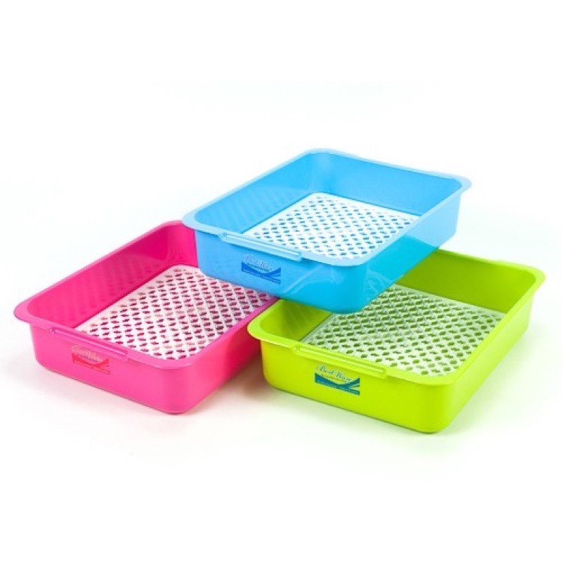 BESTWARE Plastic Serving Tray 1403 / Food Container/Storage With Filter ...