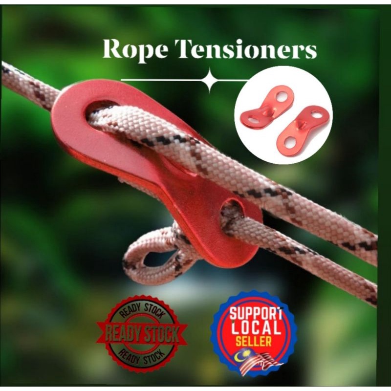 Stopper Rope Tensioners Rope Stopper Red and Blue Rope Buckle Rope ...