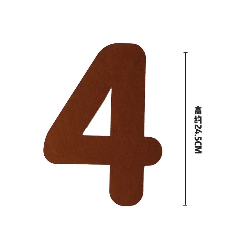 Ins Happy Birthday Ribbon Flag Banner With 0-9 Number Party Birthday ...