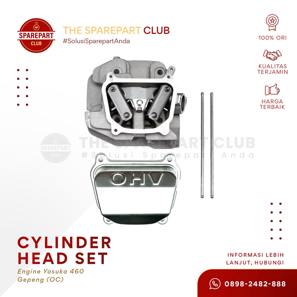 Yasuka GX 460 T Flat Cylinder Head Assy Set (OC) | Shopee Malaysia