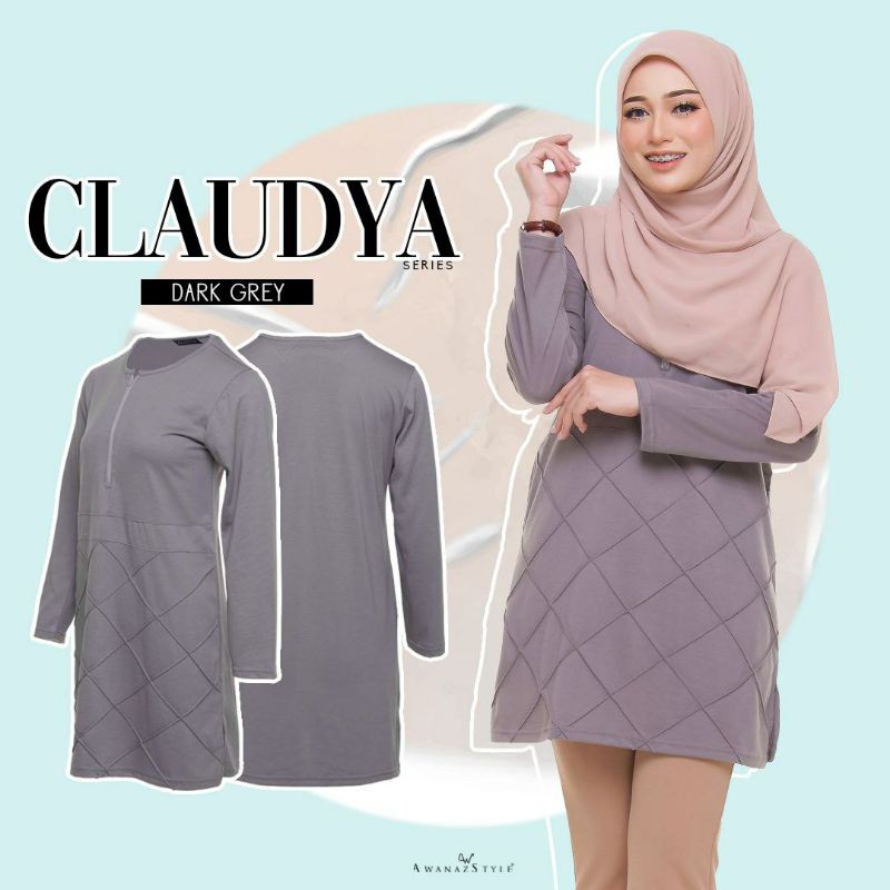 🧥Claudya Series Versi baru,ade poket dan belah tepi | Shopee Malaysia