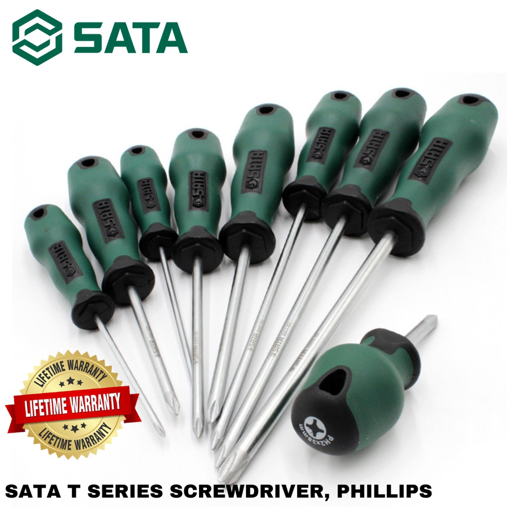 SATA T SERIES SCREWDRIVER, PHILLIPS / SCREWDRIVER / PH0 PH1 PH2 PH3 ...