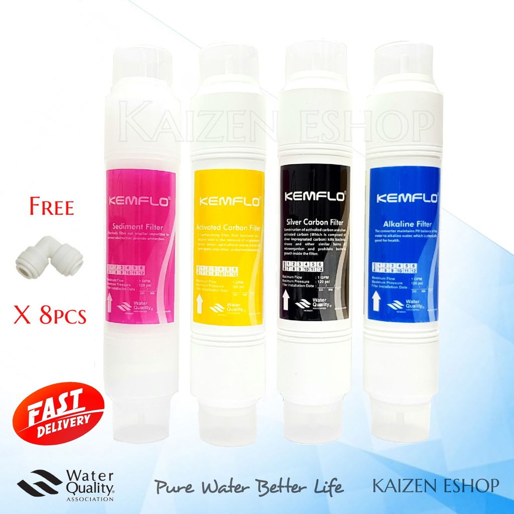 Kemflo Replacement Filter Cartridge For Water Dispenser (I Type ...