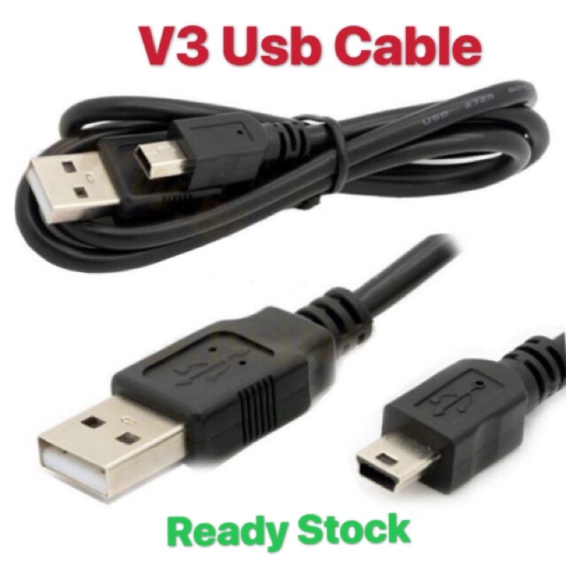 USB Cable For V3/Mp3/Mp4/Mp5/mini 5 pin 5p(READY STOCK) | Shopee Malaysia