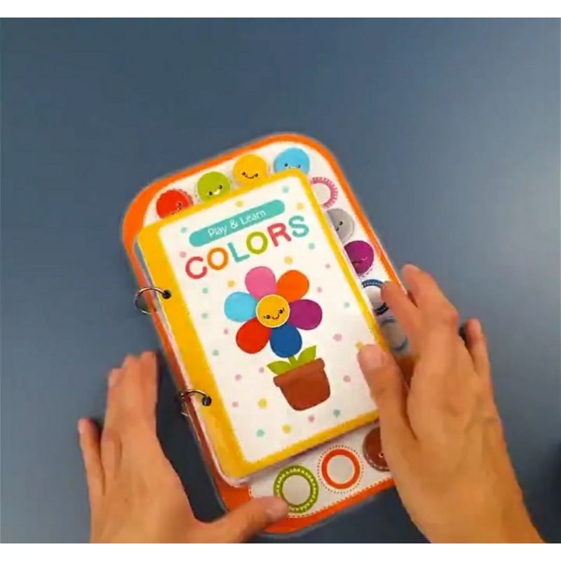 HARDCOPY my busy book learning kids COLoRs | Shopee Malaysia