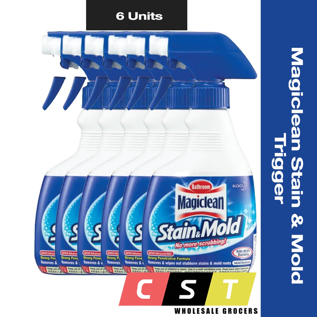 KAO Magiclean Stain & Mold Trigger Spray 400ml X [6 Units] | Shopee ...