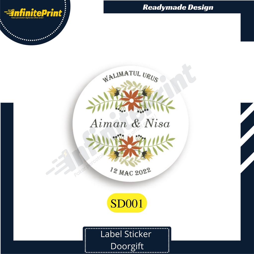 [READY STOCK] STIKER DOORGIFT / STIKER GOODIES / STICKER AQIQAH ...