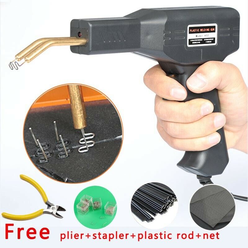 Car Bumper Repair Kit Crack Repair Plastic Welding Tool Hot Staplers ...