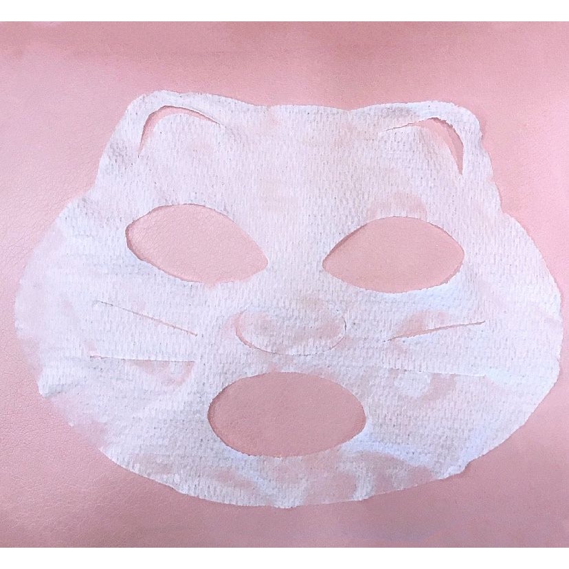 [Kids' Sheet Mask] Cat-Shaped Yeoshin Enjoying Summer Holiday Soothing ...