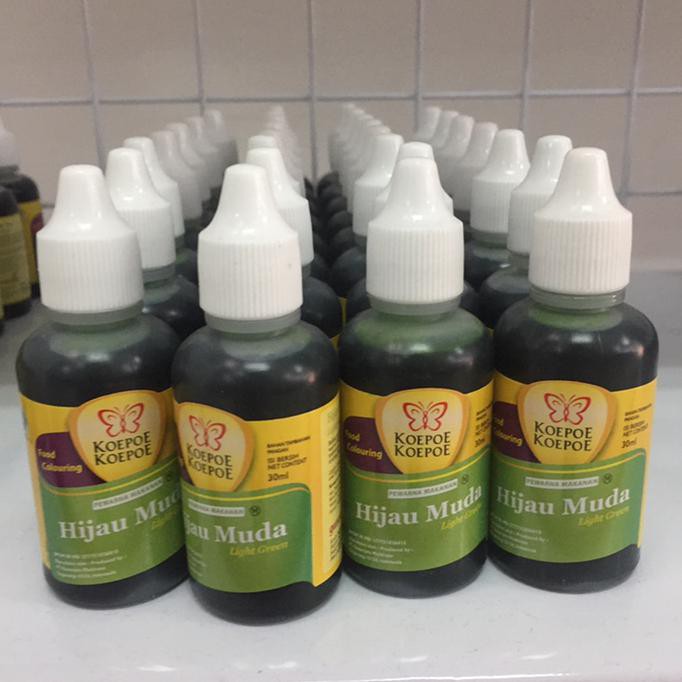 HIJAU A47mklx Koepoe Koepoe / Butterfly Light Green Coloring 30Ml ...