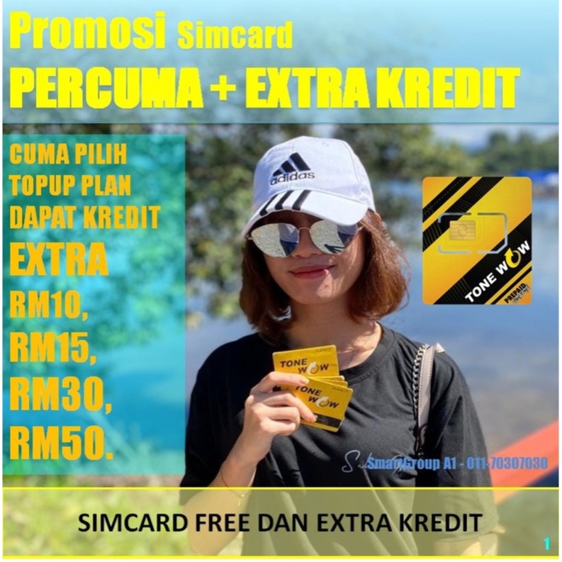 SIMCARD TONEWOW TONEPLUS PERCUMA PROMOSI (DATA HIGH SPEED + UNLIMITED ...