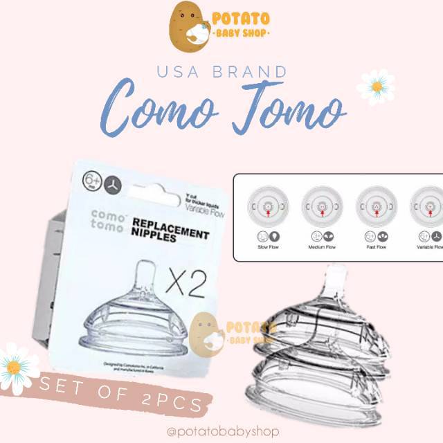 Comotomo Nipple Como Tomo - Milk Bottle Pacifier | Shopee Malaysia