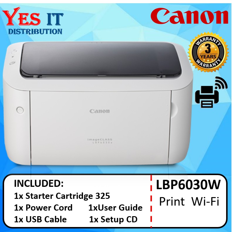 Canon ImageCLASS LBP6030W Wireless Wi-Fi Mono Laser Printer | Shopee Malaysia
