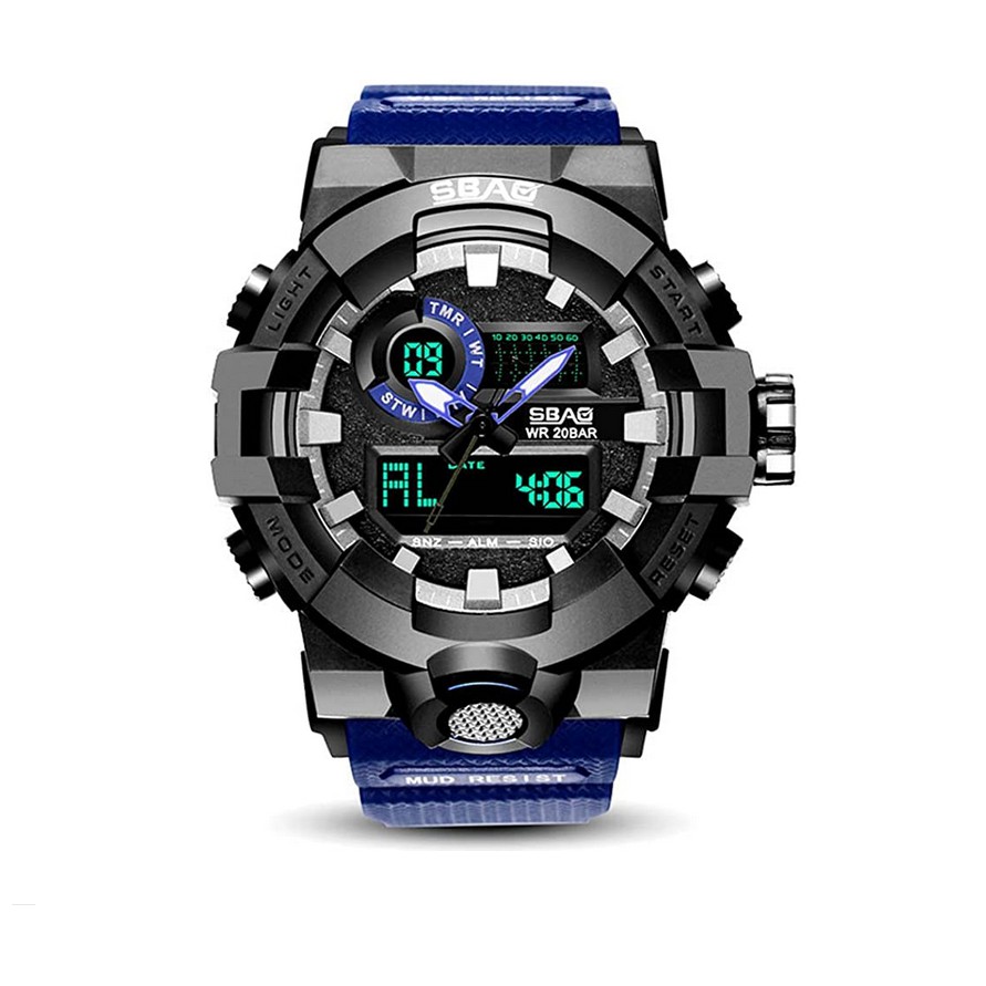 [100% Original] SBAO Men Sport Watch Digital Wristwatch Mens Watch ...