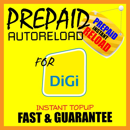 DIGI MOBILE Prepaid Reloads (Instant AUTO-RELOAD) | Shopee Malaysia