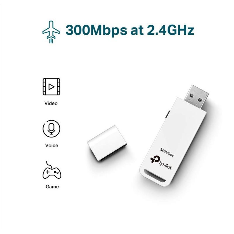 TPLINK TL-WN821N 300MBPS WIRELESS N WIFI USB ADAPTER - WN725N WN821N ...