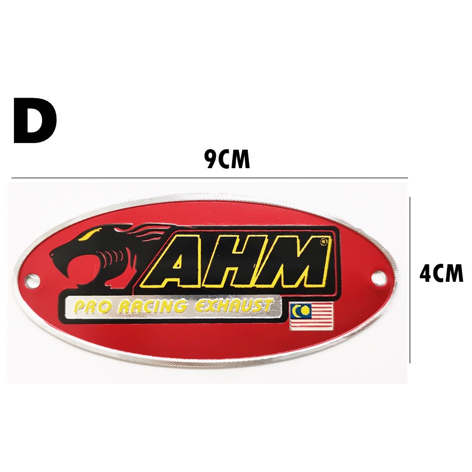 Motor Sticker Leo Vince Racing Decal Aluminium Ekzos Muffler Exhaust ...