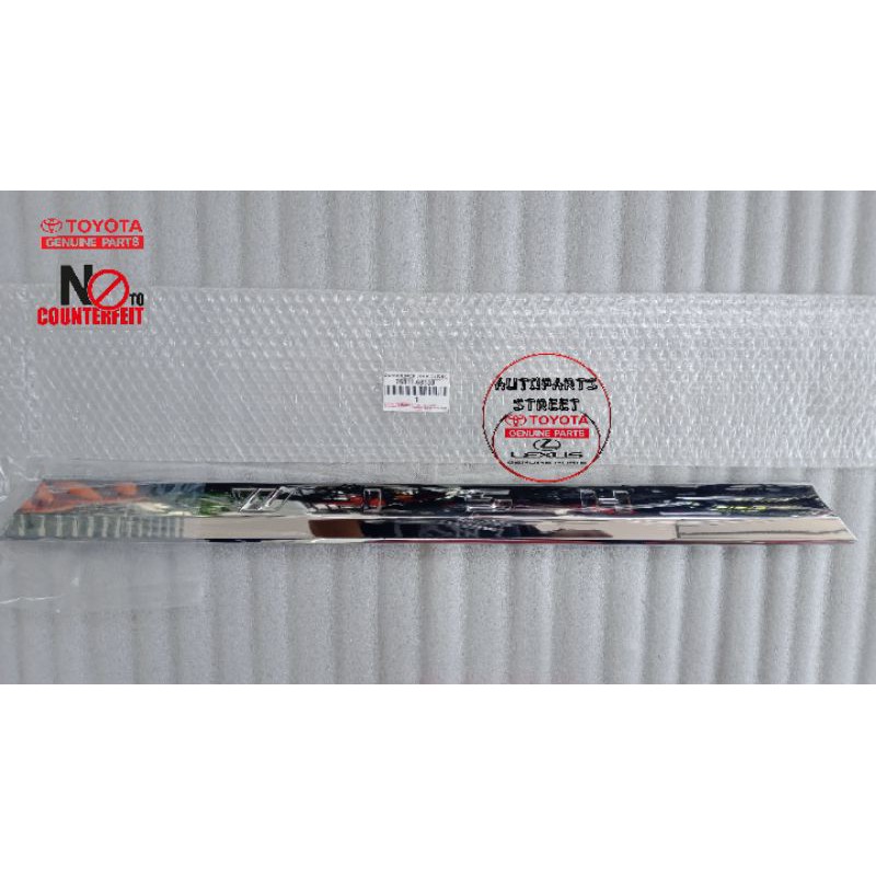 TOYOTA WISH (ZGE20/21/22/25) REAR BONNET LONG CHROME GARNISH | Shopee ...
