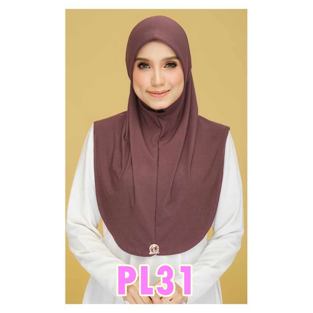 PL31) Tudung Sarung Sarima Hoor (Plain) | Shopee Malaysia