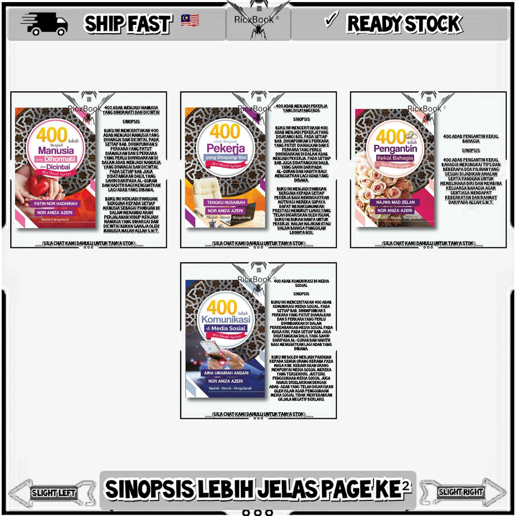 Buku Siri 400 Adab Penerbit Pts Buku Pelajaran Buku Remaja Buku Dewasa ...