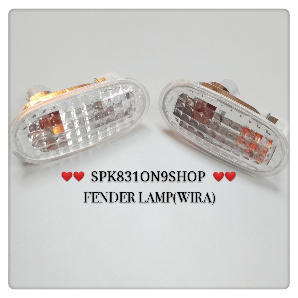 FENDER LAMP - WIRA (CRYSTAL, SET) | Shopee Malaysia