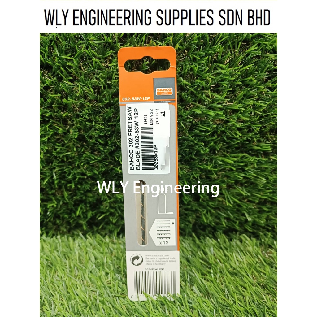 BAHCO 302 Fretsaw Blade #302-53W-12P / BAHCO Fretsaw Blade / Fretsaw ...