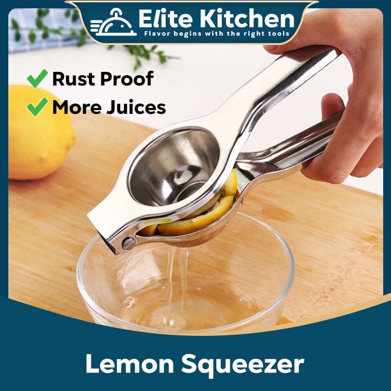 Elite Kitchen- Quality Stainless Steel Kitchen Bar Lemon Squeezer Lime ...